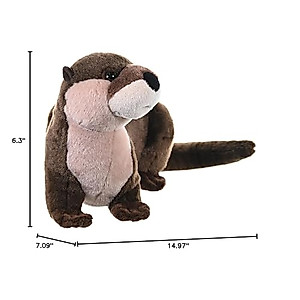 Wild Republic River Otter Plush, Stuffed Animal, Plush Toy, Gifts for Kids, Cuddlekins 12"
