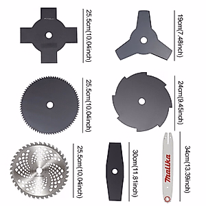 Cordless Trimmer, 10 in 1 52cc Hedge Strimmer Telescopic Rod String Trimmer, 2 Stroke Engine Trimmer and Brush Cutter Blade Power Trimming Tools for Garden Lawn Care and Tree Trimming
