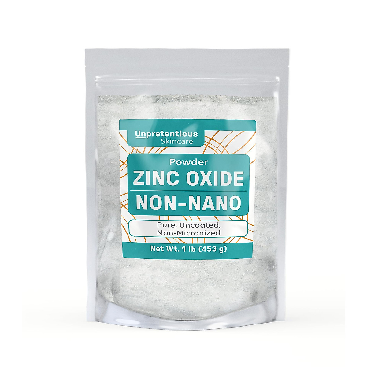 Unpretentious Non-Nano Zinc Oxide, Pure & Uncoated, Convenient Resealable Bag for Storage (1 Pound)