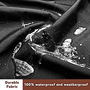 QuliMetal 66095 304 Stainless Steel Cooking Grates and 7130 Grill Cover for Weber Genesis II/LX 300 Series II E-310, II E-330, II E-335, II S-335, II LX S/E-340 (2017 and Newer) Gas Grills