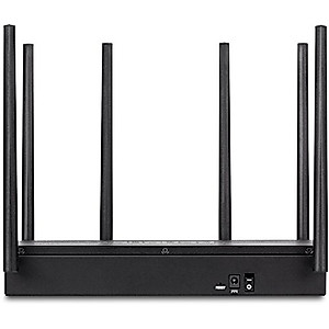TRENDnet AC3000 Tri-Band Wireless Gigabit Dual-WAN VPN SMB Router, MU-MIMO, Wave 2,Internet Router, Whole Office-Home Wifi, Pre-Encrypted Wireless, QoS,Inter-VLAN Routing, Black, TEW-829DRU