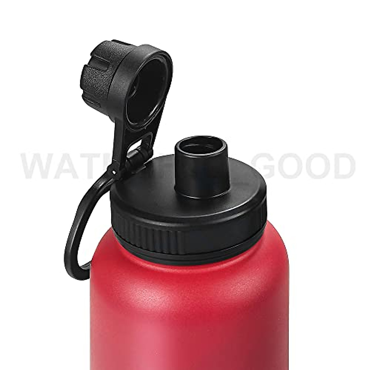 WATMHHJQ 18oz/32oz Insulated Stainless Steel Water Bottle,BPA Free,Sport Metal Thermos Water Bottles Cups, Leak-Proof Double Wall Vacuum Wide Mouth, Keep Cold for 20 Hrs/Hot 8 Hrs