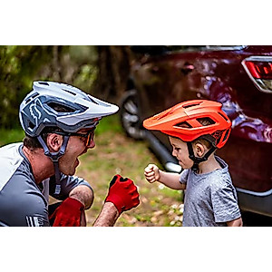 Fox Racing Youth Mainframe Mountain Bike Helmet, Black/Black