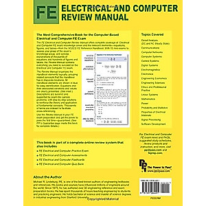 PPI FE Electrical and Computer Review Manual – Comprehensive FE Book for the FE Electrical and Computer Exam