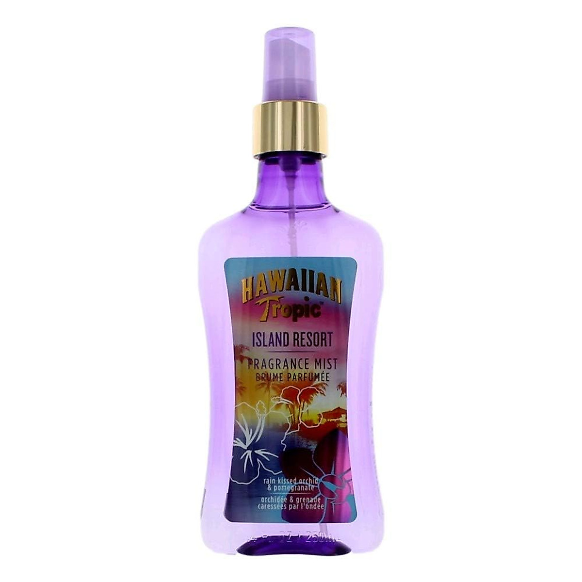Hawaiian Tropic Island Resort Fragrance Mist, Rain Kissed Orchid & Pomegranate 8.4 oz