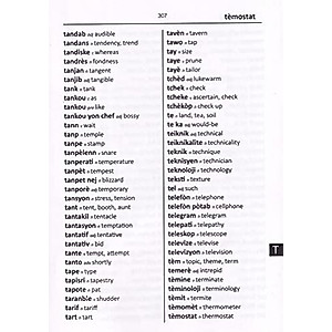 Haitian-Creole edition Word To Word Bilingual Dictionary