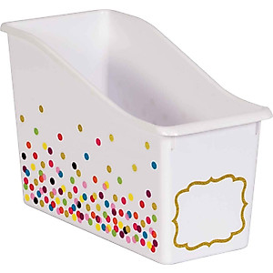 Teacher Created Resources Confetti Plastic Book Bin (20335)