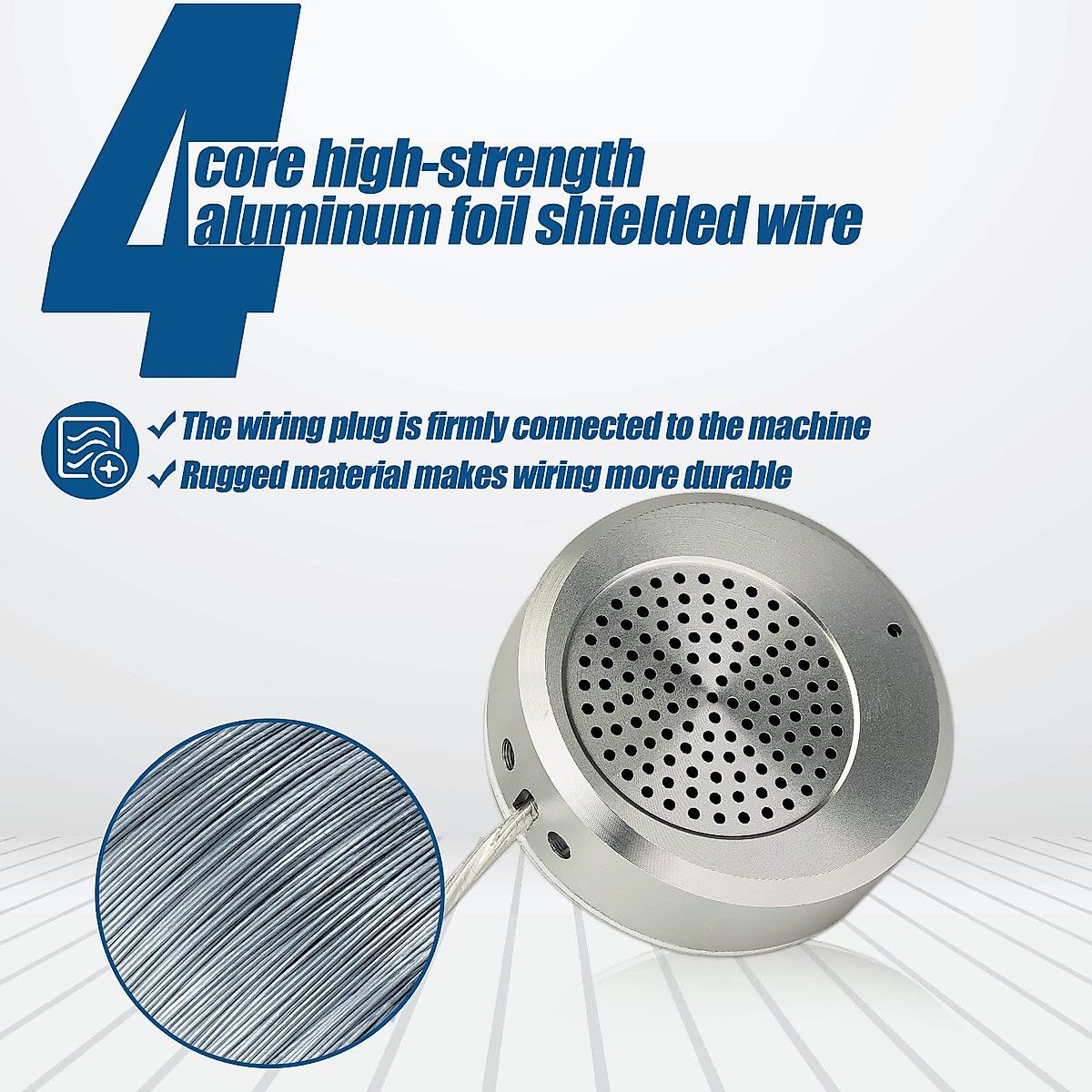 Retekess TW102 Window Intercom,Window Speakers, 8M Cable with Loud Outer Speaker, Connect Wireless Mic,Intercom System for Hotel,School,Medical Center