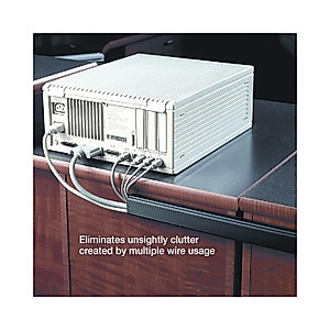 Cord Away Master 00208 48-Inch L x 1-1/2-Inch Locking Channel, Black, 1 Each/Pack