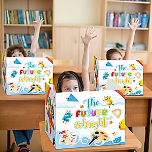 24 Pcs Privacy Boards for Student Desks Bright Colored Classroom Desk Divider Trifold Table Desk Privacy Panel Privacy Folders Screen Partition for School Teacher Student Study Test Home (Sky)