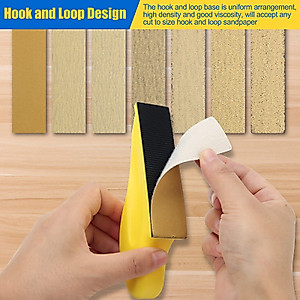 3.5”x 1” Mini Sander Kit, Mini Detail Sander with 70 Sheets Sandpaper-Grit 40 60 80 120 180 240 320, Coldairsoap Micro Sanding Tools, Detail Handle Sanding Tools for Small Projects, Craft, Wood