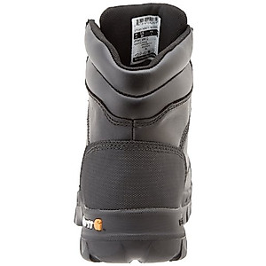 Carhartt mens Rugged Flex 6" Waterproof Comp Toe Cmf6371 Construction Boot, Black Oil Tanned, 12 Wide US