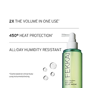 Fekkai Clean Stylers Root Lift Volume Spray - 5 oz - Increases Volume & Provides 450˚F Heat Protection - Free of Sulfates, Parabens, Phthalates - Vegan, Cruelty-Free