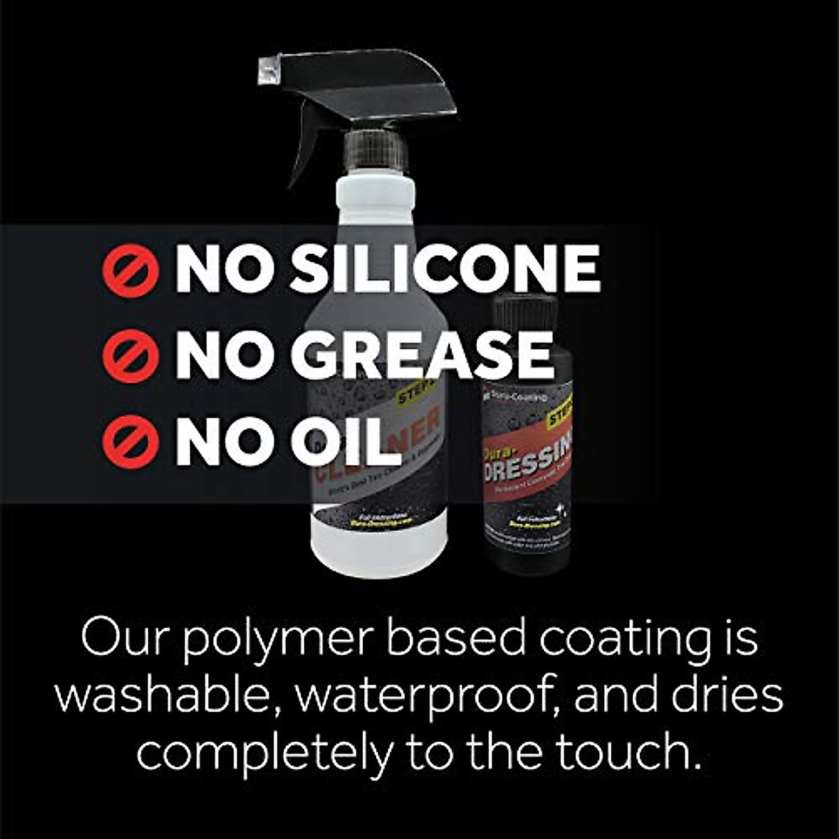 Dura-Dressing Total Tire Kit, XL Kit for 2-3 Cars or 1 Large Truck – Tire Dressing and Cleaning Kit – Made in the USA to Ensure your Tires Shine and Look Great