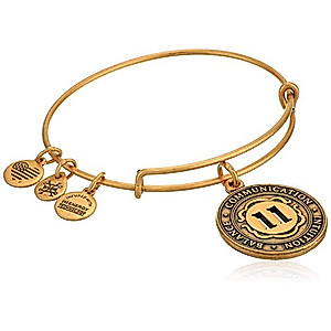 Alex And Ani Replenishment 19 Women's Numerology Number Eleven, Charm Bangle, Rafaelian Gold