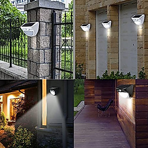 GSYFDZSWZX Fengyan Landscape Lights 1pack Outdoor LED Night Light Waterproof Solar PIR Motion Sensor Wall Lamp Auto Switch Solar Street Porch Path Fence Garden Lighting LED Street Lamp