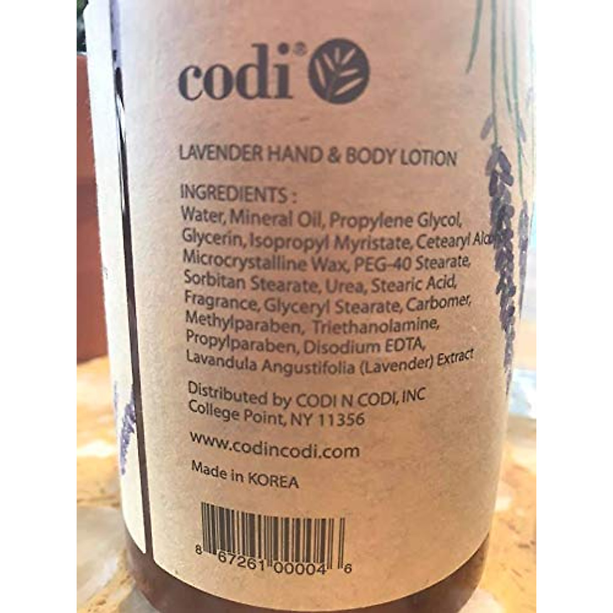 CODi Lavender Lotion - Lavender Body and Hand Lotion for Women and Men - Lavender Body Lotion with True English Lavender Scent - Less Greasy and Quick Absorbent - 1 750ml Bottle and 2 100ml Tubes