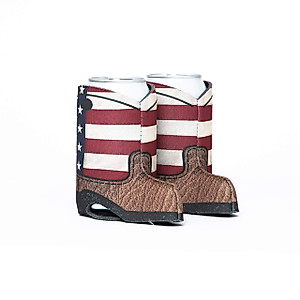 Beer Can Slim Coolie (Cowboy Boot 6-Pack)