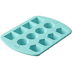 Wilton Silicone Gem Shapes Candy Mold, 12-Cavity