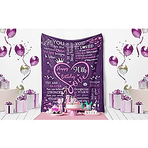 Omokil 90th Birthday Gifts for Women/Men, Best 90th Birthday Gifts, 1933 Birthday Gifts, 90 Year Old Present Ideas for Grandma, Mom, Friend, Sister, Wife, Teacher, Aunt, Coworker Blanket (50" X 60")