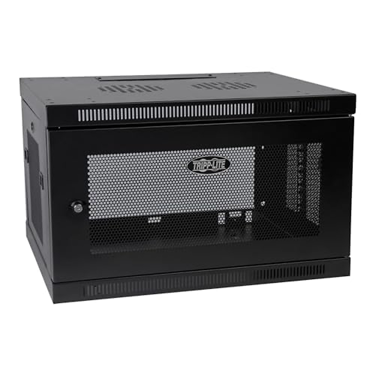 Tripp Lite 6U Wall Mount Rack Enclosure Server Cabinet, Low-Profile, 20.5 inch Switch-Depth, 5-Year Warranty (SRW6UDP)