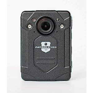 PatrolEyes MAX 2K GPS Auto Infrared 64GB Long Battery Life Police Body Camera