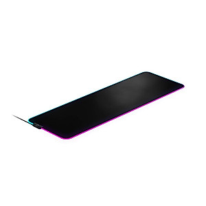 SteelSeries QcK Prism Cloth XL - Gaming Mouse Pad - 2 Zones RGB Lighting - Real Time Event Lighting - CS: GO Neon Rider Edition PC