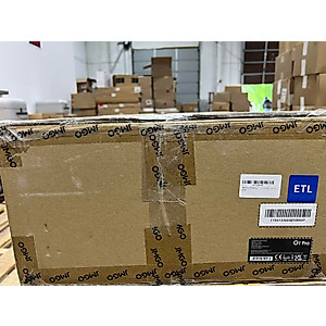 JMGO O1 Pro 1080P FHD Ultra Short Throw Projector,1500ANSI Lumens, 4K Supported Movie Projector with Dynaudio Speakers, Smart DLP Projector, Auto Focus & Keystone Correction, Home Theater Projector