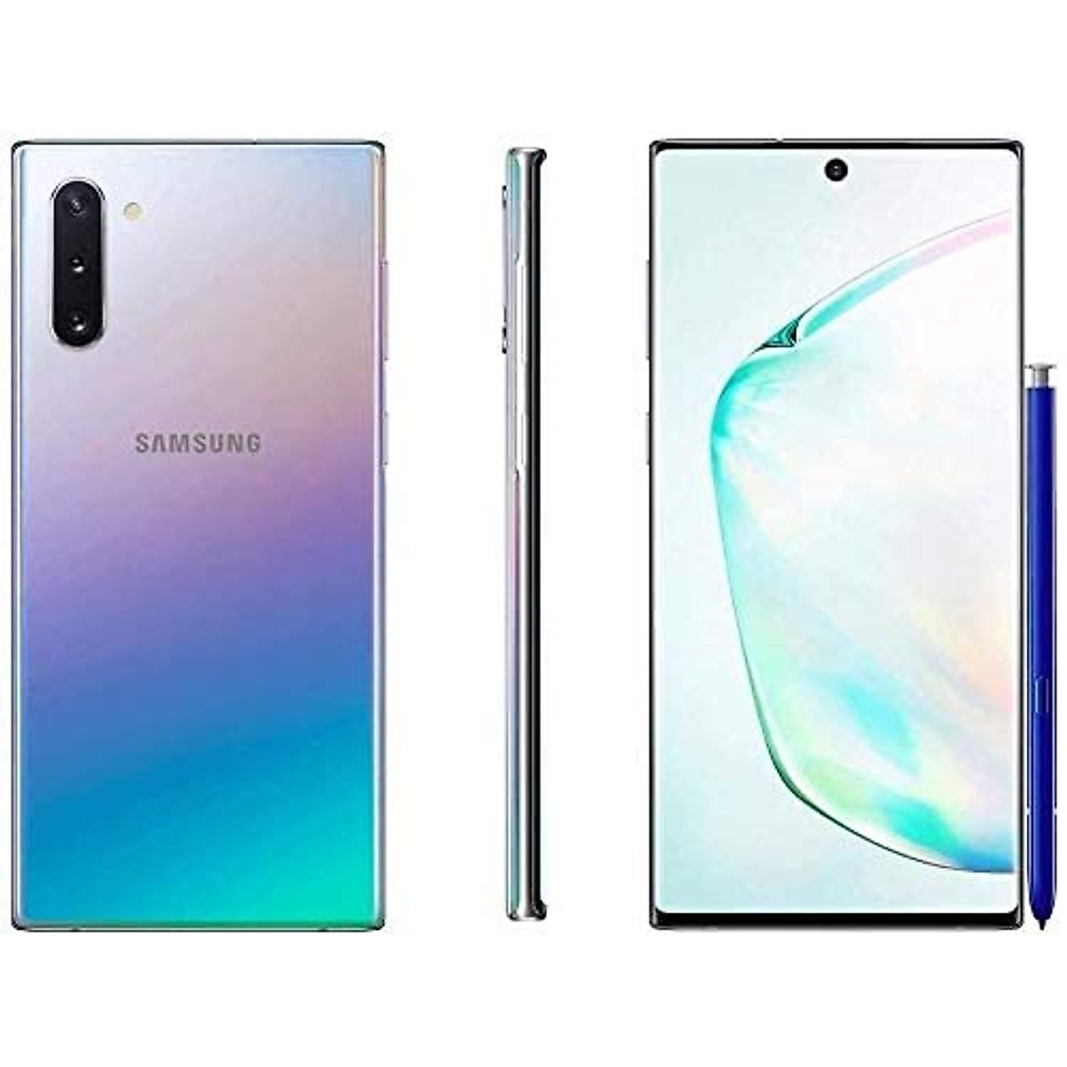 Samsung Galaxy Note 10+ Plus 5G Enabled Verizon + GSM Unlocked 256GB Aura Glow (Renewed)