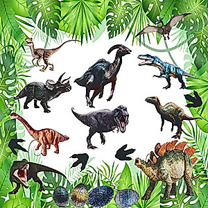 18 Pieces Dinosaurs Wall Stickers Dinosaur Wall Decals Removable Wall Stickers for Classroom Kids Bedroom Bathroom Nursery Home Decoration