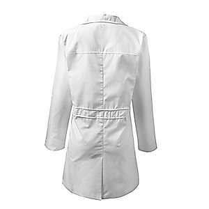 Dagacci Medical Uniform 35" Unisex Lab Coat White XS to 2XL (L)