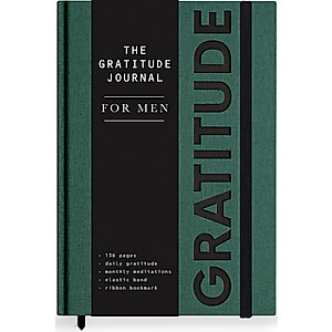 Gratitude Journal for Men: A Daily 5 Minute Guide for Mindfulness, Positivity, Leadership and Self Care (Premium Keepsake Edition)
