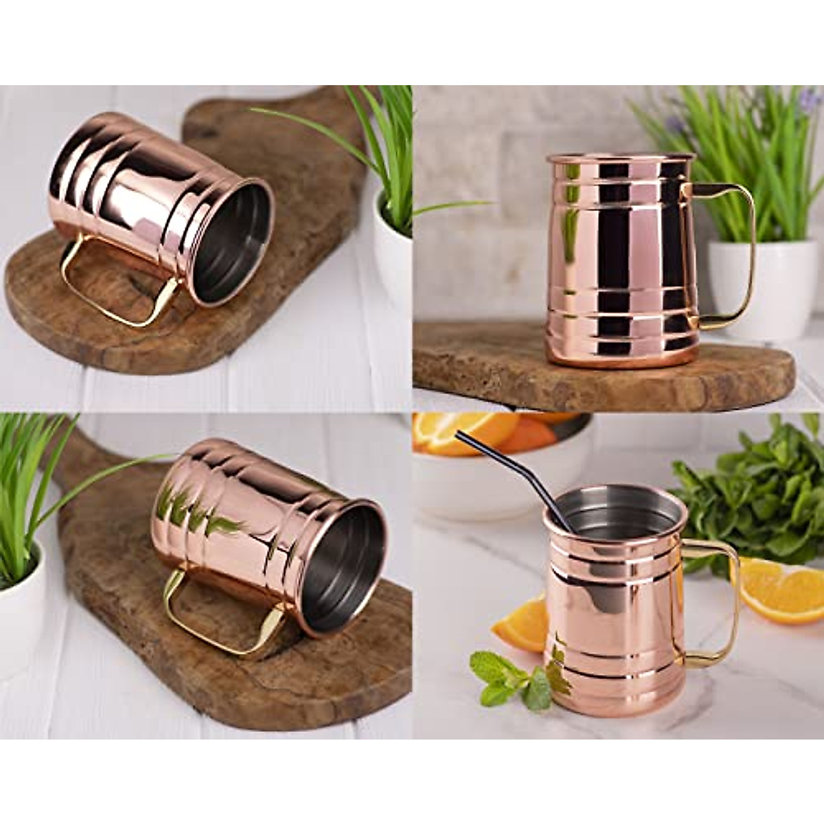 One Ring Moscow Mule Mug Metal Tankard, Hobbit Mug Lord Rings Copper Stein Beer Mug, Gift For Him Beer Stein 21oz Pure Copper Plating Cup, Premium Quality Cocktail Mug, Drinking Mug