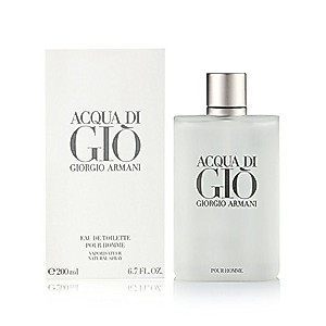 Acqua di Gio by Giorgio Armani for Men Eau de Toilette Spray, 6.7 Fl Oz