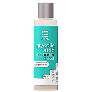 10% Glycolic Acid Face Wash - Exfoliating, Non Drying & Foaming AHA Cleanser - Anti-Aging, Skin Tone & Texture, Wrinkles, Pores, Blackheads - Sulfate Free, Oil Free, & Low PH - 6 oz.