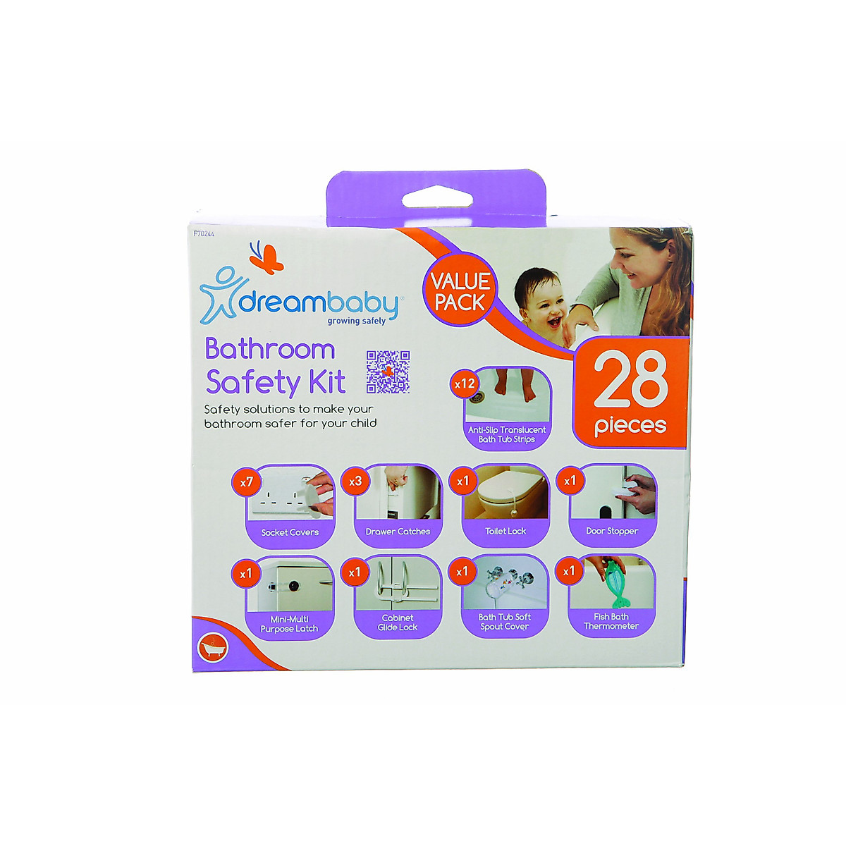 Dreambaby Bathroom Baby Safety Essential Kit - 28 Pieces - Model L7021