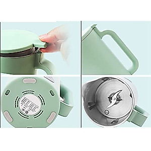 TAPARU Soy Milk Maker 110/220V Soymilk Maker Electric Juicer Mixer Fruit Juice Extractor Blender Food Processor Smoothie Maker Milkshake Machine 350ml (Color : Pink)