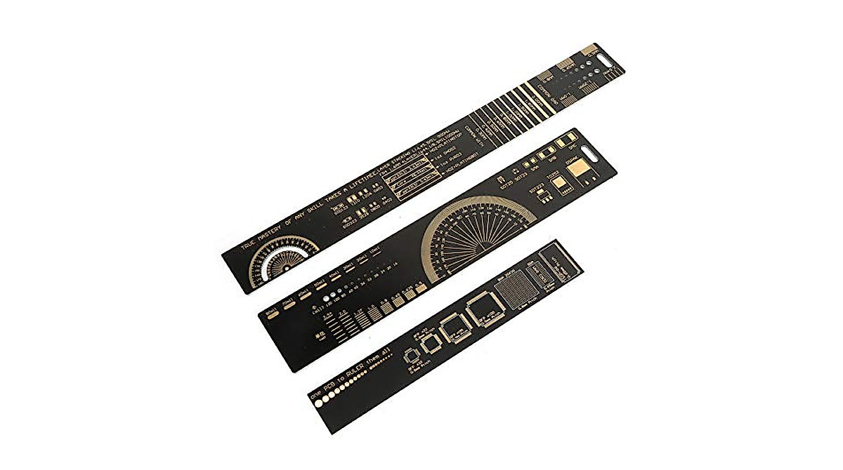Multifunctional PCB Ruler Set for Electronic Engineers