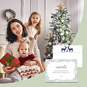 Goefun White Blank Cards and Envelopes 4 x 6 Flat Cards and A6 Envelopes Self Seal 100 Pack for Wedding, Invitations, DIY Greeting Cards, Thank You Cards & All Occasion (Unfolded)