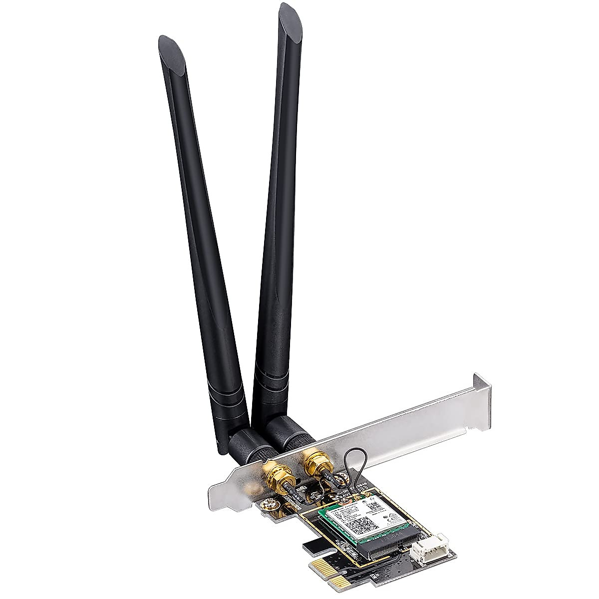 Cudy New AX3000 Wireless WiFi 6 PCIe Card for PC, Bluetooth 5.2, AX200, 3000Mbps WiFi 6 Speed, Bluetooth 5.2/5/4.2/4.0, 802.11ax/ac/a/b/g/n, Windows 11, 10, WE3000 V2
