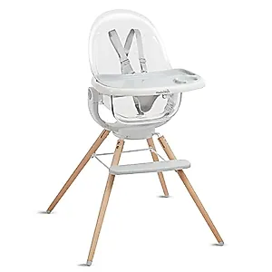 Munchkin® 360° Cloud™ Baby High Chair with Clear Seat and 360° Swivel