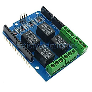 Relays Four Channel Relay Shield 5V 4 Channel Relay Shield Module for Arduino