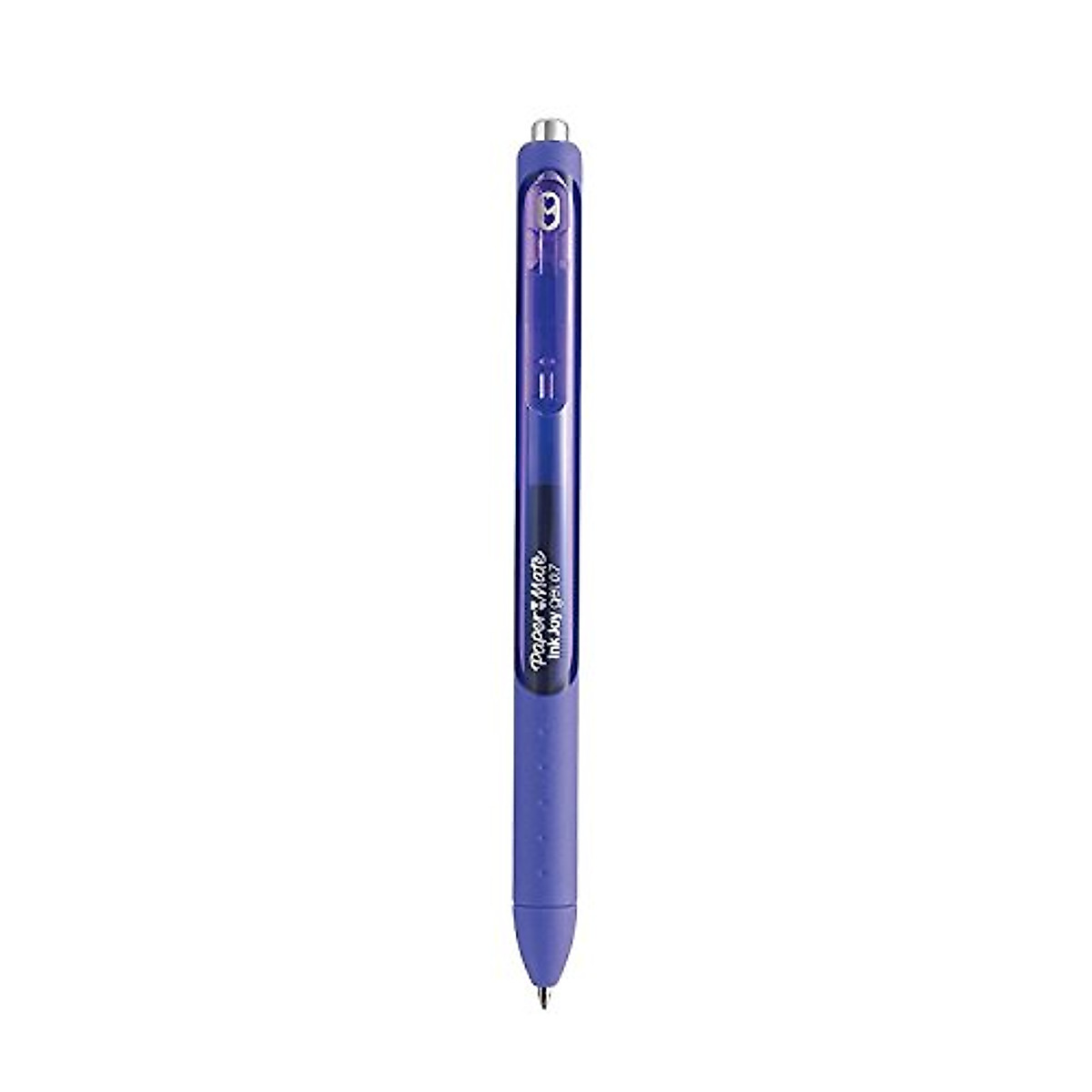 Paper Mate Inkjoy Gel Retractable Gel Ink Pens, Pack of 10 (Purple, Medium Point)