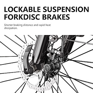 Asomtom Electric Bike for Adults, 26''*3.0'' Electric City Cruiser Bike 350W Removable Battery Up to 40 Miles and 20+ MPH Electric City Commuter Bicycle Shimano 7-Speed Cityscape Ebikes