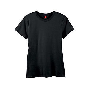Hanes womens Perfect-t Short Sleeve T-shirt fashion t shirts, Black, XX-Large US