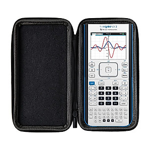 WYNGS Protective Case for TI Nspire CX/TI Nspire CX CAS/TI Nspire CX II/TI Nspire CX II CAS/HP Prime Graphing Calculator in black