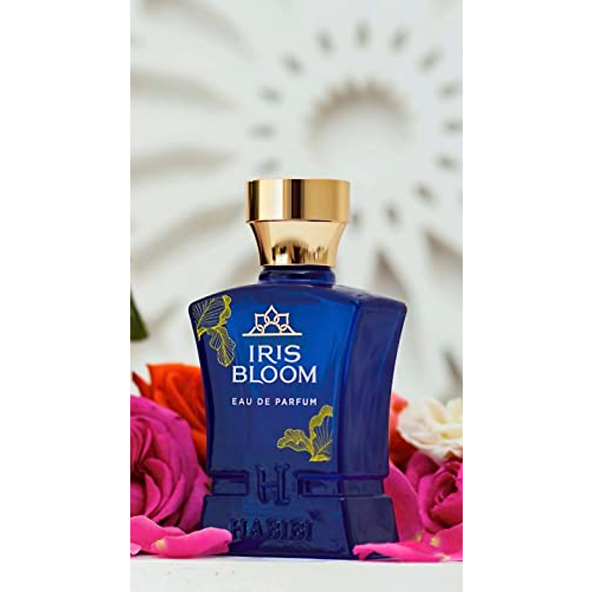 H HABIBI Iris Bloom Find Your Signature Scent with this Luxury EDP - Eau de Parfum Women's Fragrance - Unique & long-lasting Perfumes for Women, Made of Rare Exotic Notes - 2.5 fl oz