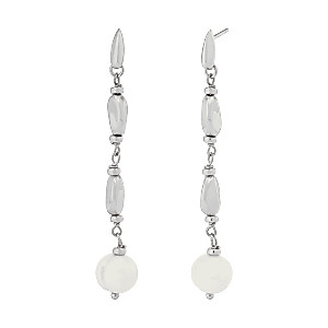 Welry 9-10mm Freshwater Cultured Pearl Drop Earrings in Sterling Silver
