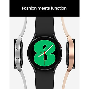 Samsung Galaxy Watch 4 44mm Smartwatch with ECG Monitor Tracker for Health Fitness Running Sleep Cycles GPS Fall Detection LTE US Version, Black (Renewed)