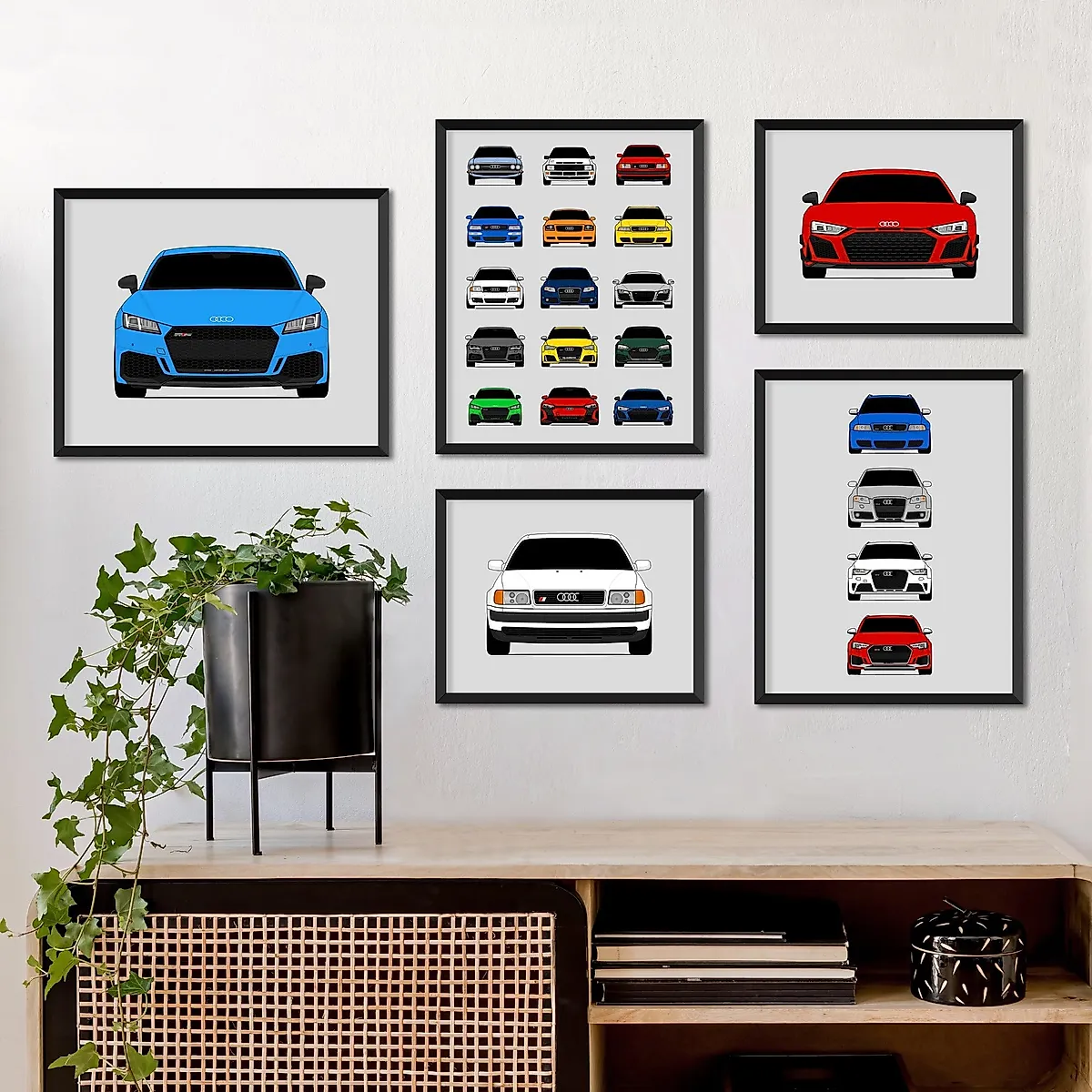 Custom Car Posters Audi S5 Sportback (2012-2016) Print Wall Art Decor Handmade - 8x10" Satin Print (Unframed)